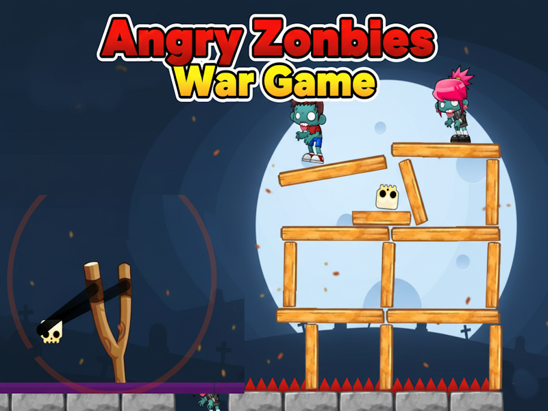Angry Zombies War Game 🕹️ Luaj online në SGameS