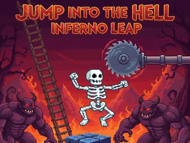 Jump Into the Hell Inferno Leap 🕹️ Luaj online në SGameS