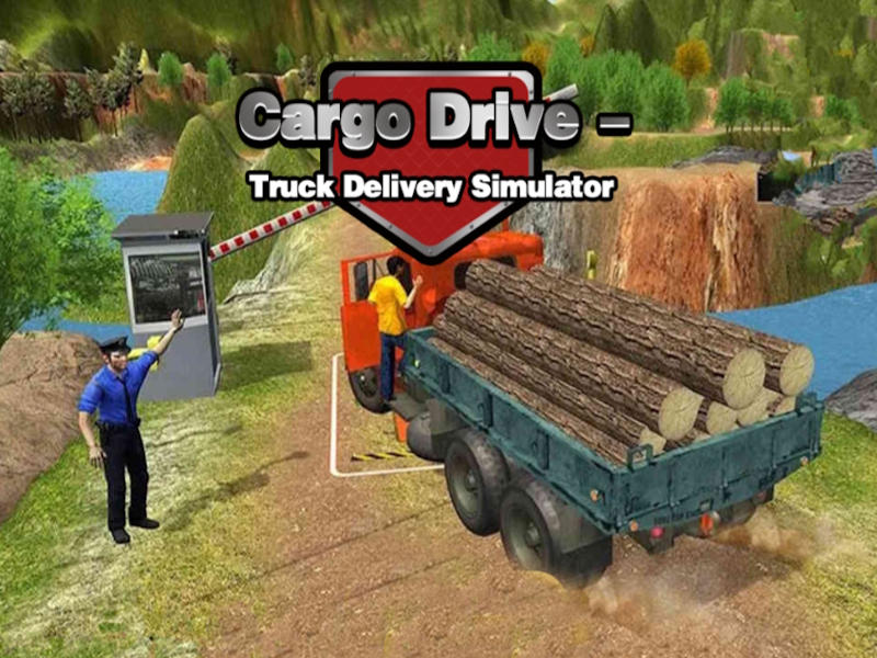Cargo drive - Truck Delivery Simulator 🕹️ Luaj online në SGameS