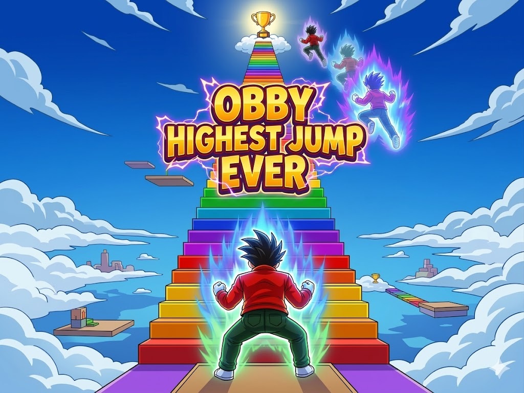 Obby Highest Jump Ever 🕹️ Luaj online në SGameS